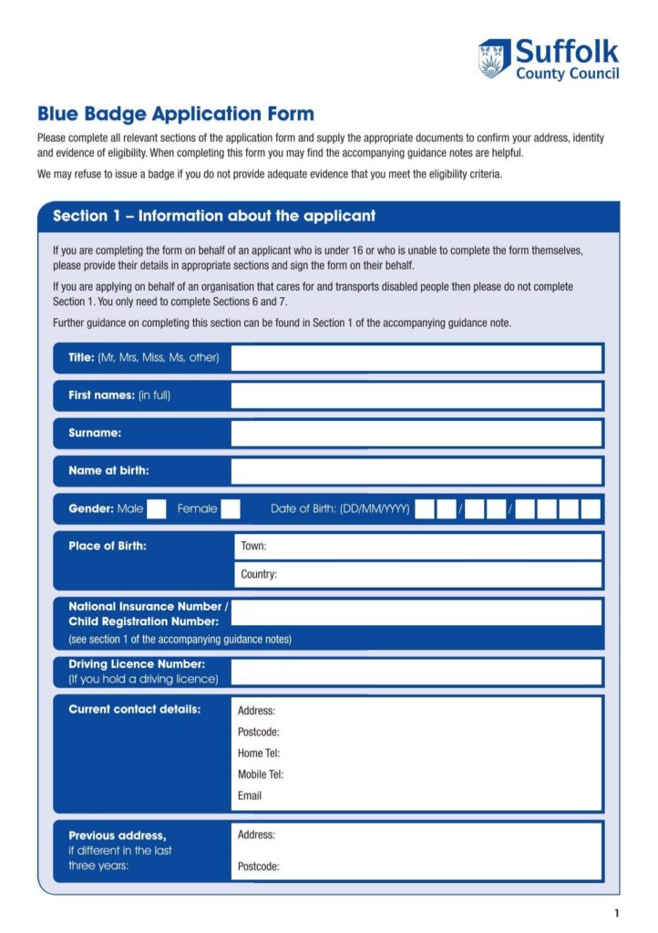 General Information and FAQs - Blue Badge Info 2025